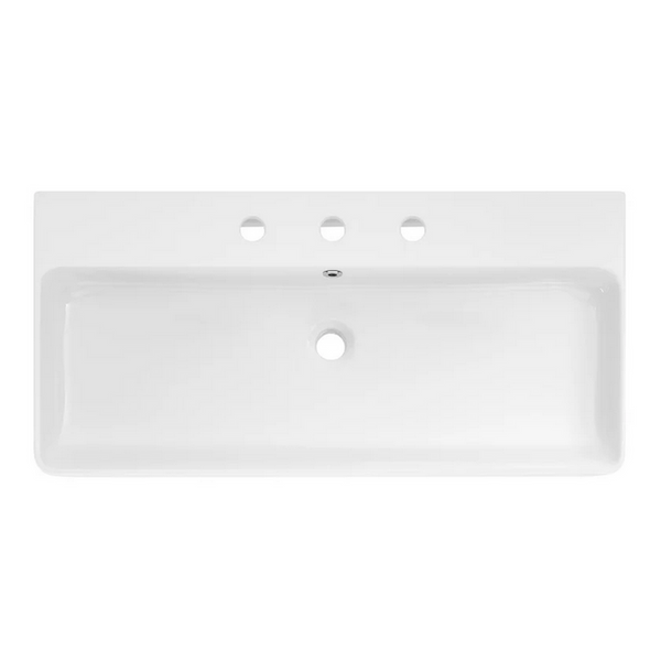 ReStore Select x Swiss Madison Carre 36" Ceramic Console Sink - White ...